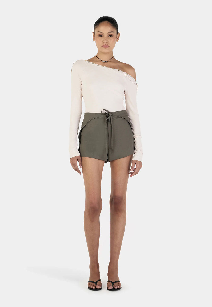 Ownley Quinn Long Sleeve Top Cream – Uncommon