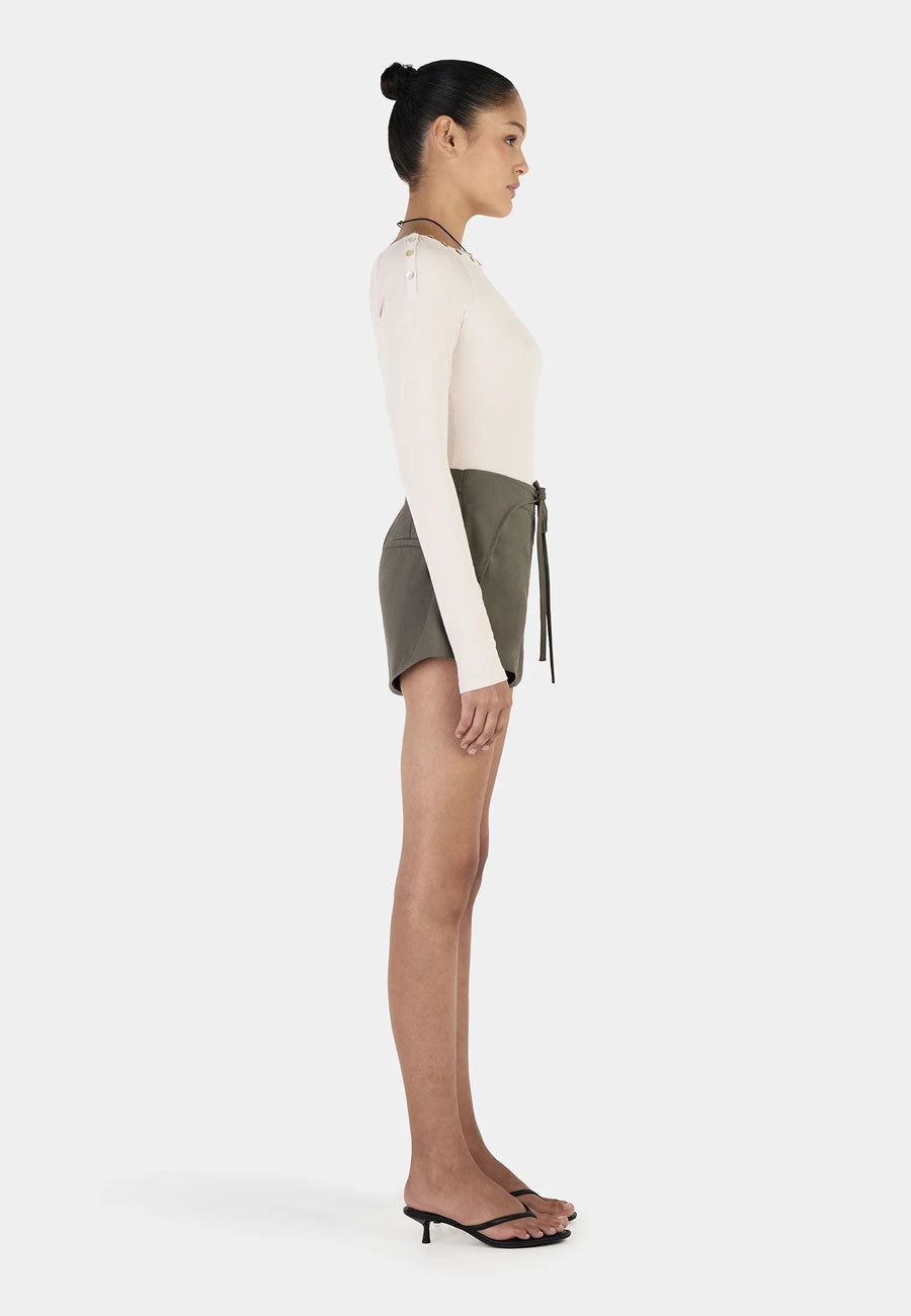 Ownley Quinn Long Sleeve Top Cream – Uncommon